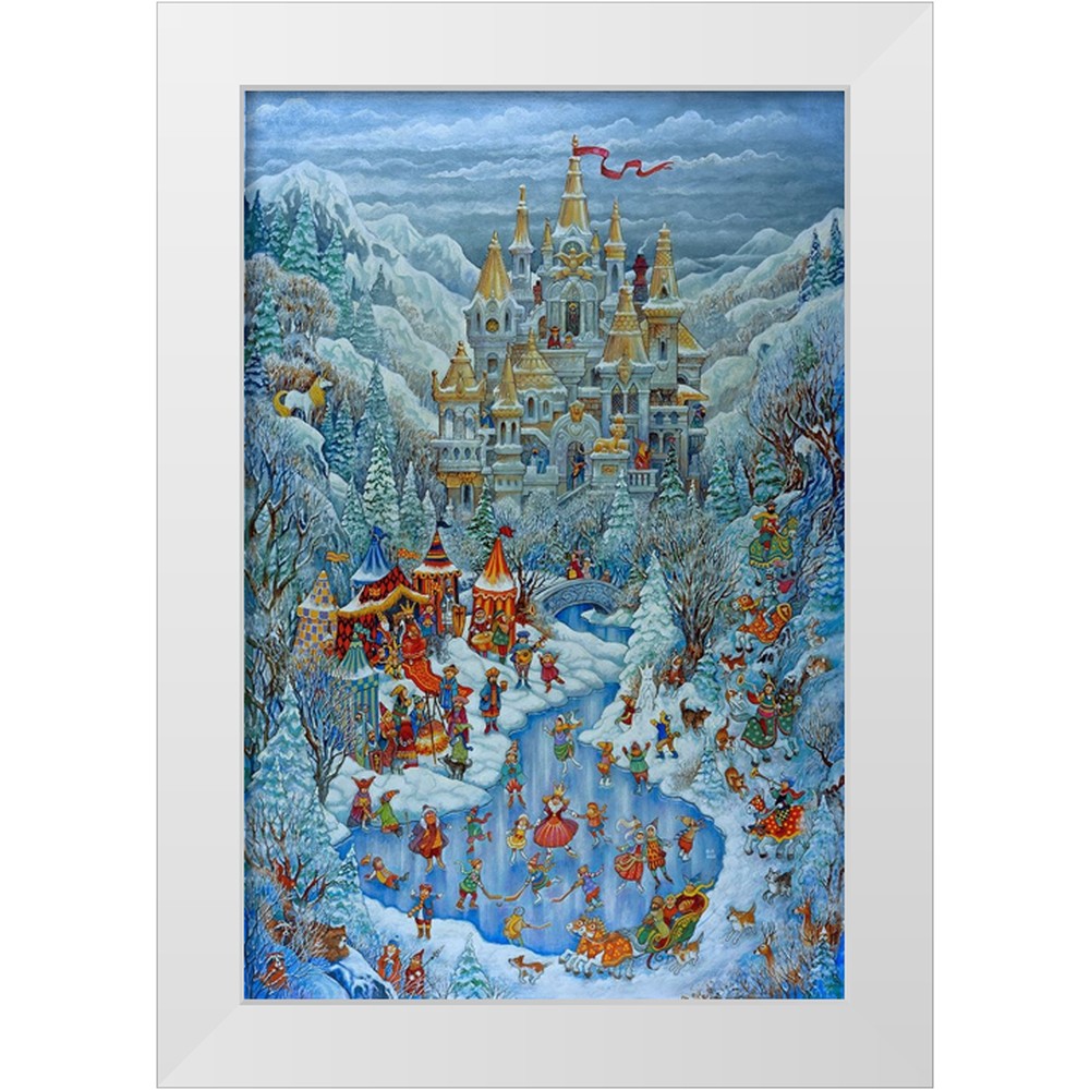 Bell, Bill 23x32 White Modern Wood Framed Museum Art Print Titled ...