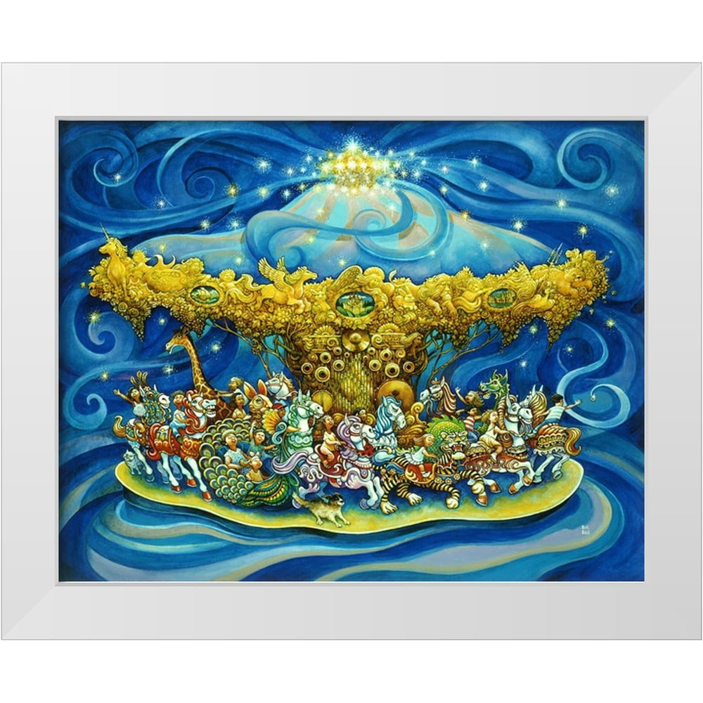 Bell, Bill 24x20 White Modern Wood Framed Museum Art Print Titled ...