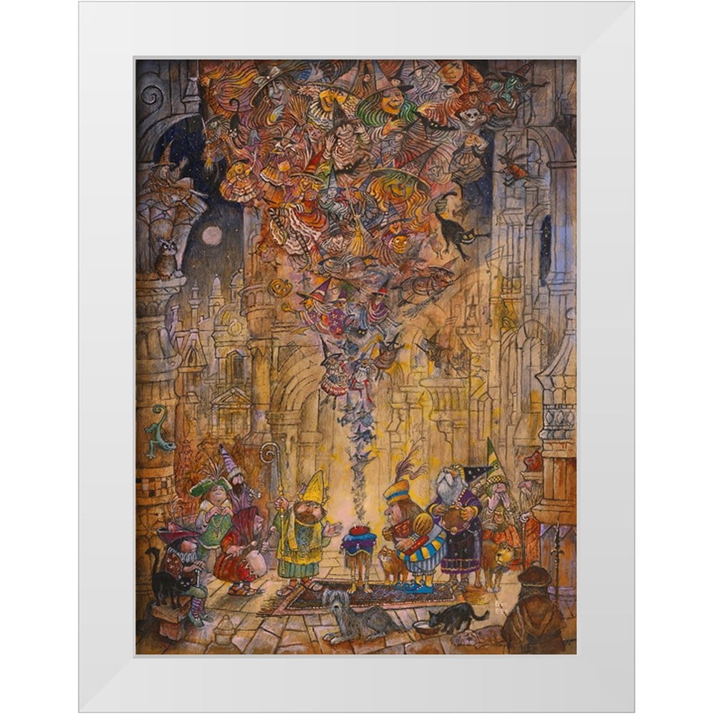 Bell, Bill 25x32 White Modern Wood Framed Museum Art Print Titled - How ...