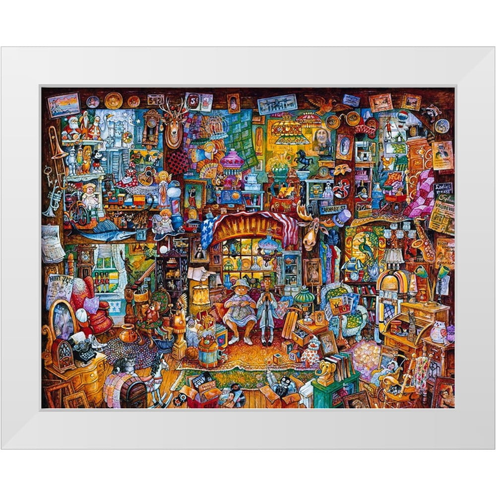 Bell, Bill 32x26 White Modern Wood Framed Museum Art Print Titled - The ...