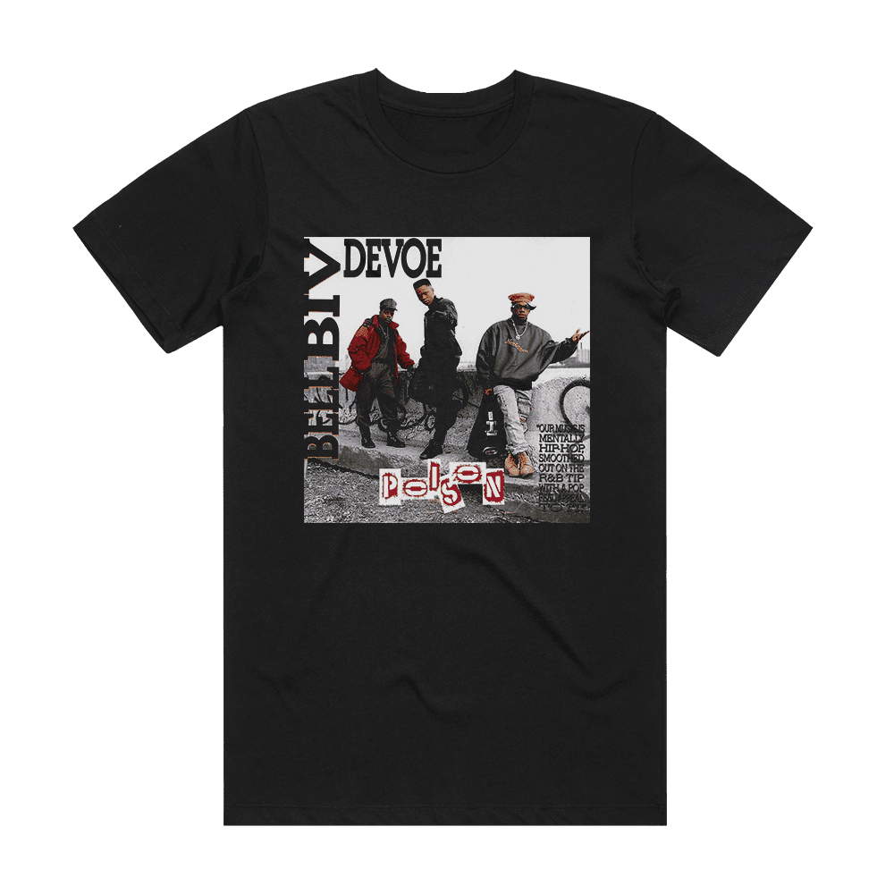 Bell Biv Devoe Poison Album Cover T-Shirt Shirt, Size 2Xl, Tee Dark ...