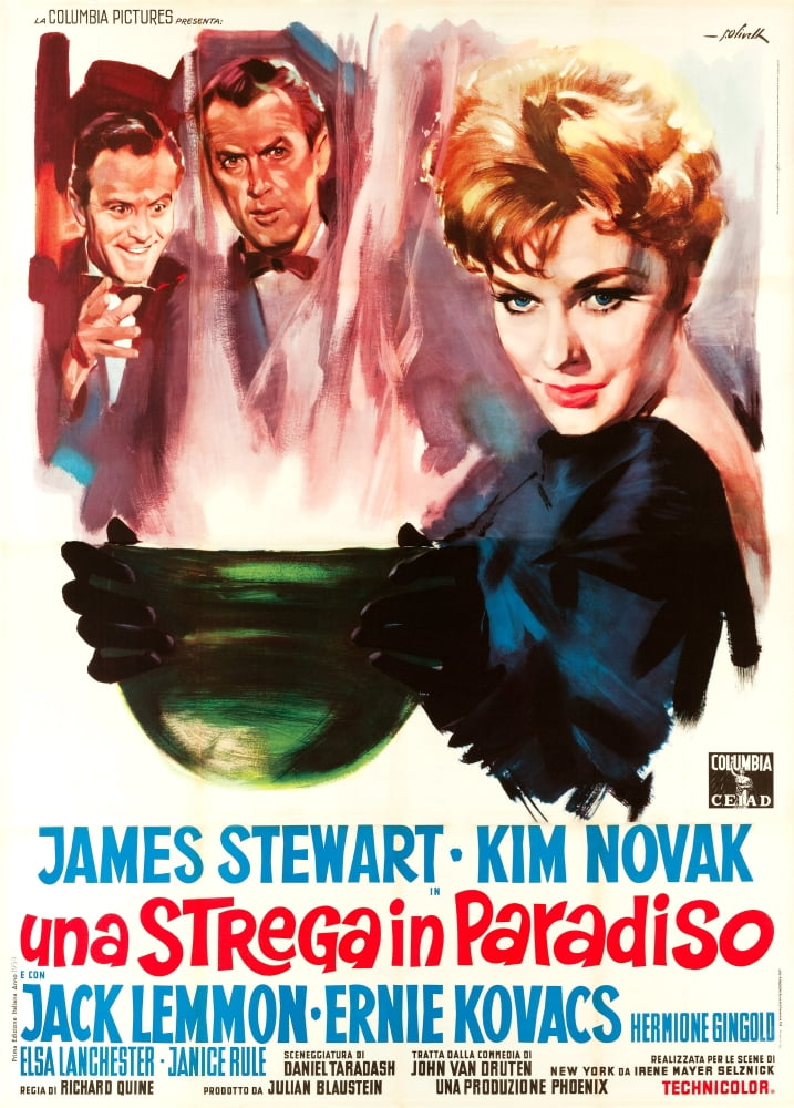Bell Book And Candle (Aka Una Strega In Paradiso) L-R: Jack Lemmon ...