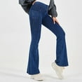 Bell Bottom Jeans for Women High Waisted Blue Jeans Wide Leg Jeans ...