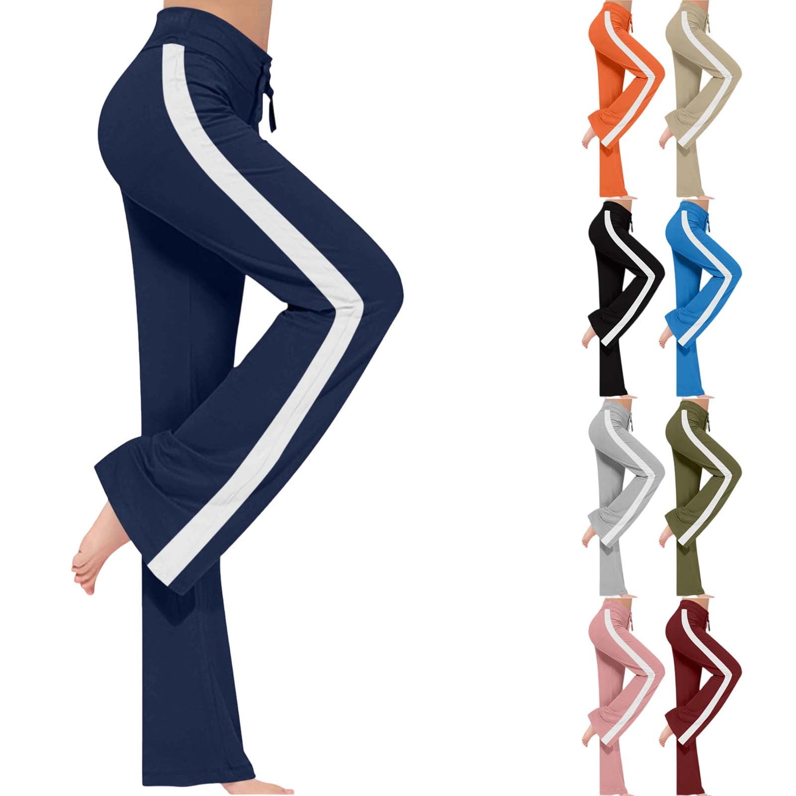Bell Bottom Leggings for Women Plus Size Seamless Flared Workout Pants ...