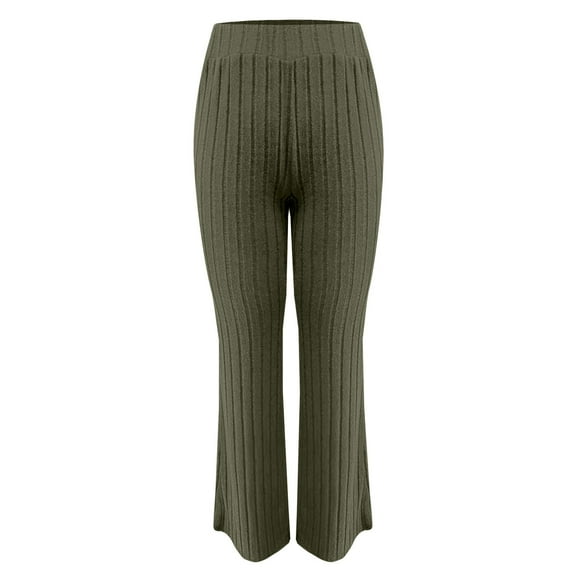 Bell Bottom Yoga Pants, Comdrip Ladies Solid Color Pencil Pleated High ...