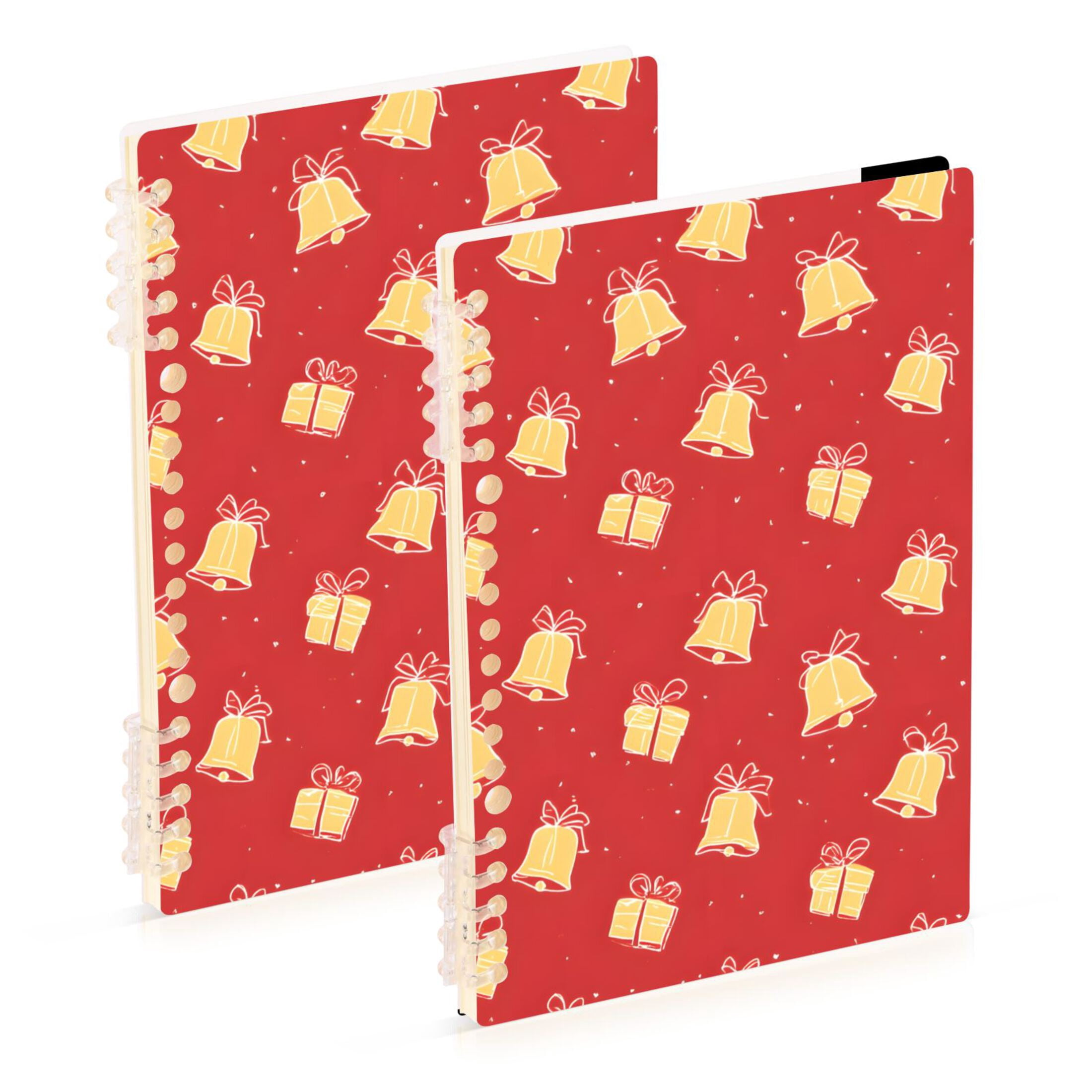 Bell Gift Gold Pattern A5 Notebook Set of 2 Refillable 60 Sheets ...