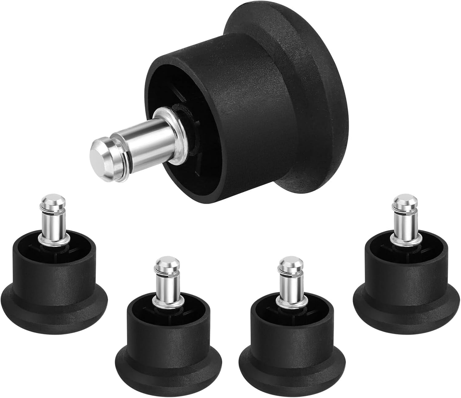 Bell Glide Replacement 5Pcs Office Chair Wheels Stoppers Fixed ...