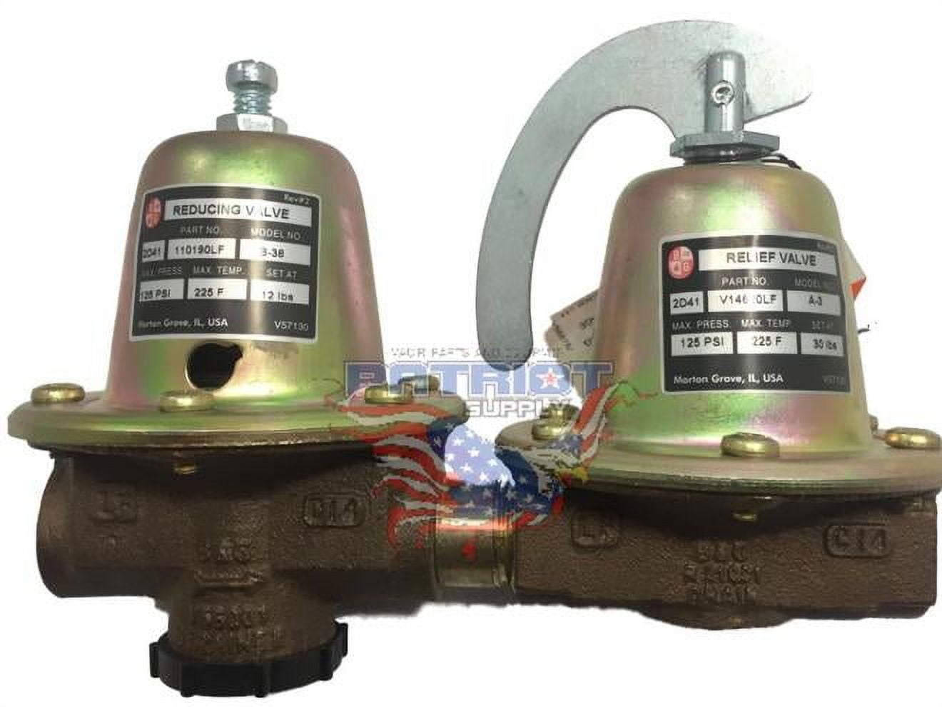 Bell & Gossett 110199LF 1/2" Model 8 Dual Unit Pressure Reducing and ...
