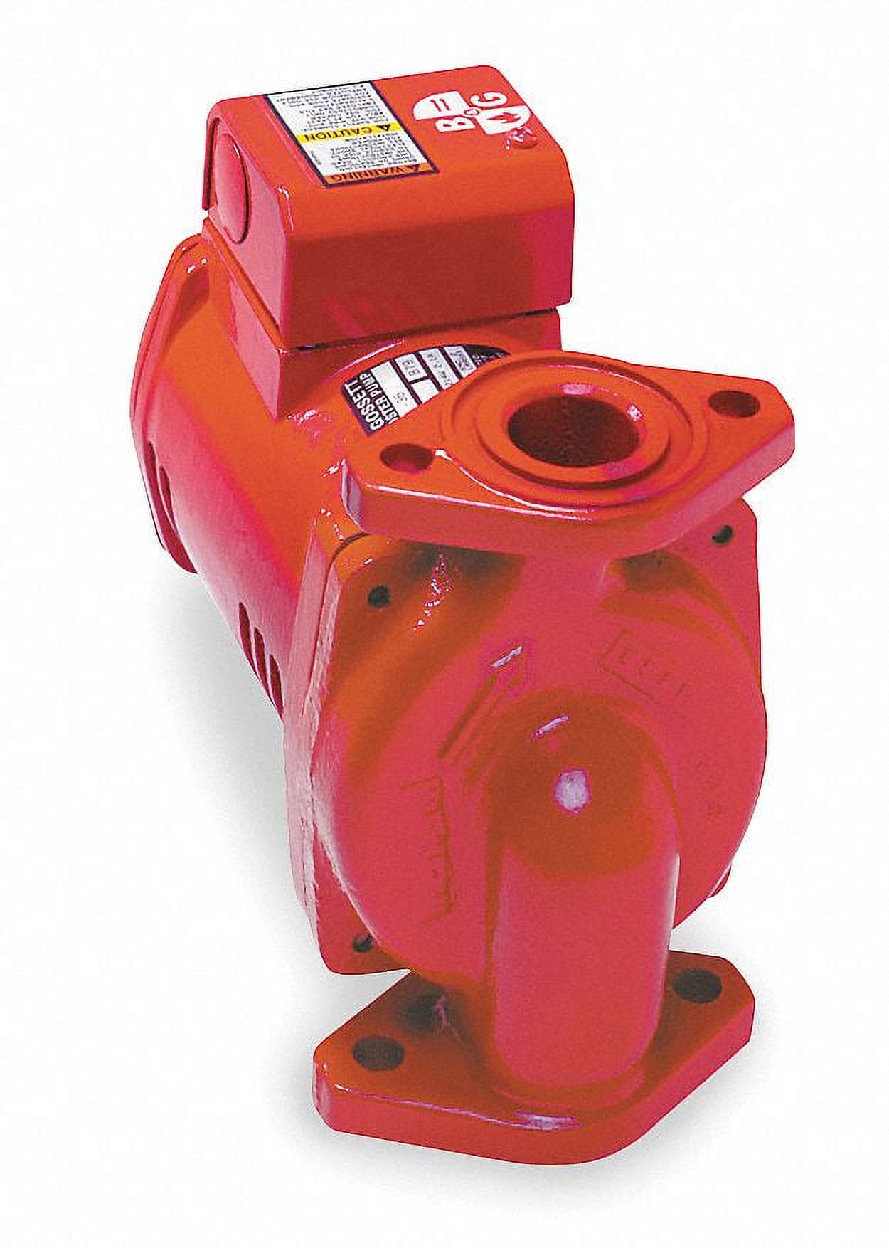 Bell & Gossett Hydronic Circulating Pump,Flanged,1/6HP 1BL001 - Walmart.com