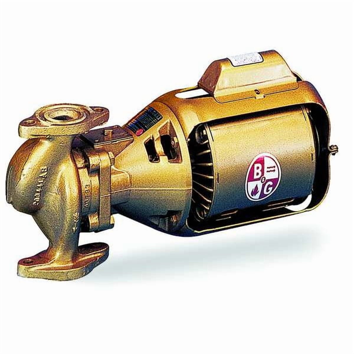 Hydronic Circulating Pump, 1/6 hp, 115V, 1 Phase, Flange Connection ...