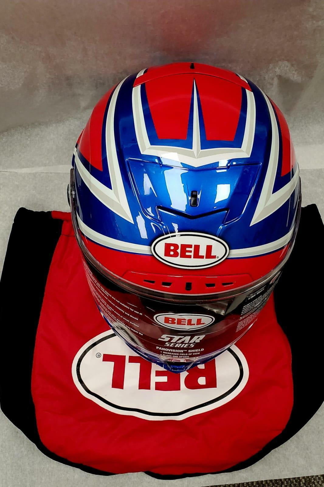 Bell Helmets Race Star DLX Bell Star MIPS Torsion Red/Blue Motorcycle ...