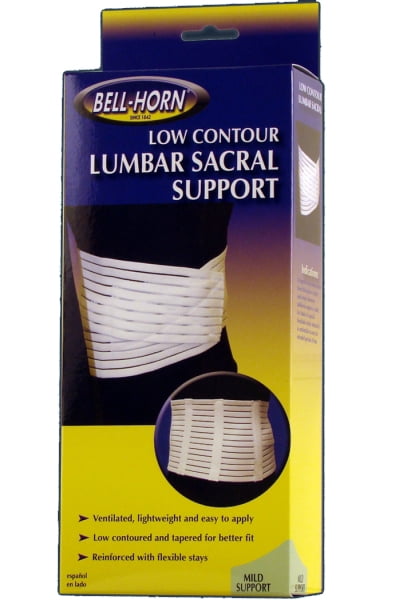 Bell-Horn Low Contour Lumbar Sacral Support Medium, 30'' - 38'' Waist 1 ...