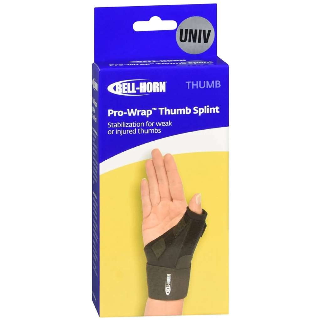 Bell-Horn Pro-Wrap Universal Thumb Splint - Skiers/Gamekeepers, Thumb ...