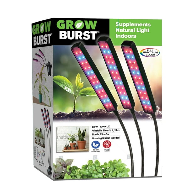Bell + Howell Bionic Grow LED Flexible Indoor Grow Light for Indoor ...