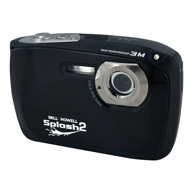 Bell+Howell Black Splash2 WP16 Digital Camera with 16 Megapixels and 4x ...
