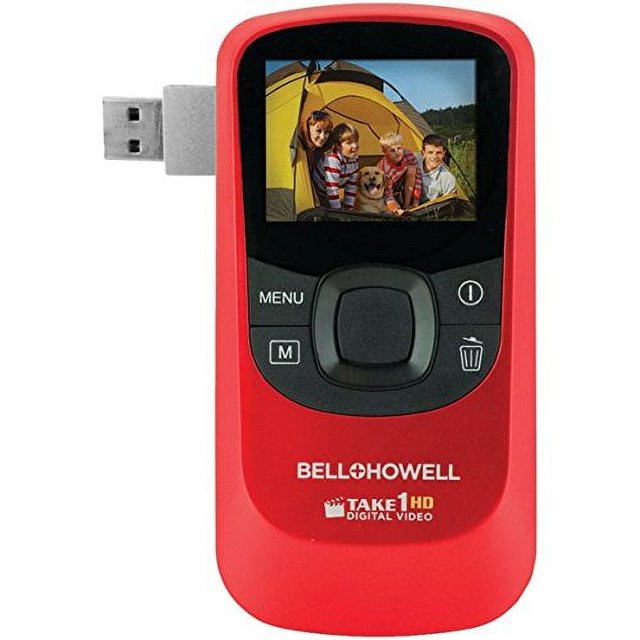 Bell+Howell Red T10hd 720p HD Take1HD Digital Video Camcorder with Flip ...