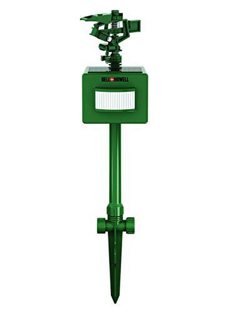 Bell & Howell Solar Powered Spray Away Motion Activated Sprinkler ...