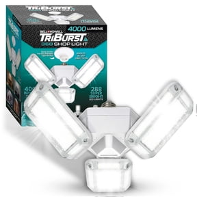 Hyper Tough 4ft Linkable LED Shop Light 5500 Lumens Daylight White with ...