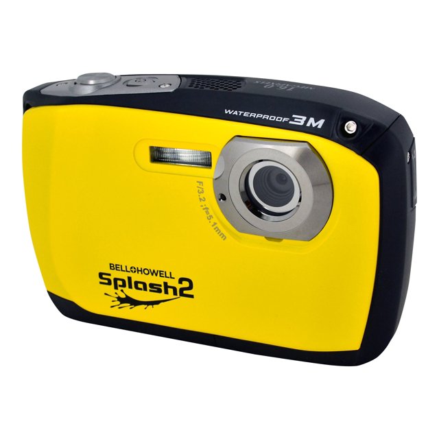 Bell+Howell Yellow Splash2 WP16 Digital Camera with 16 Megapixels and ...