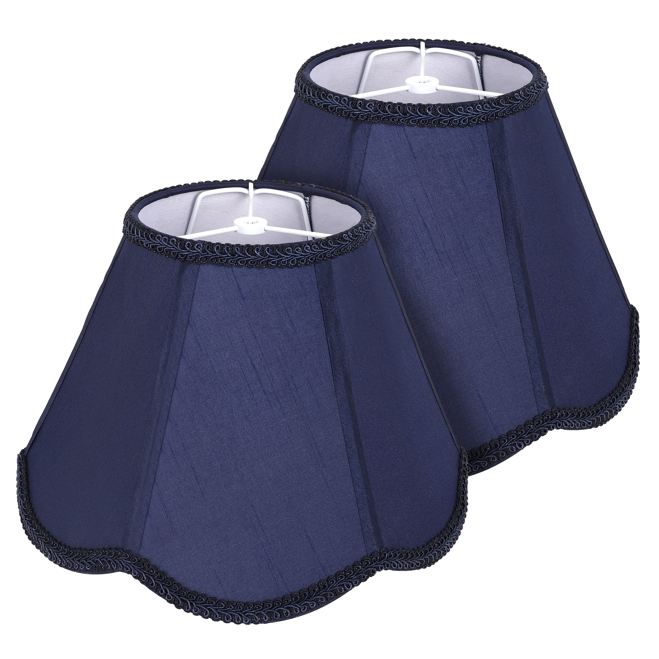 Bell Lamp Shade, Blue Lampshade Replacement 6'' Top x 12'' Bottom x 8.5 ...