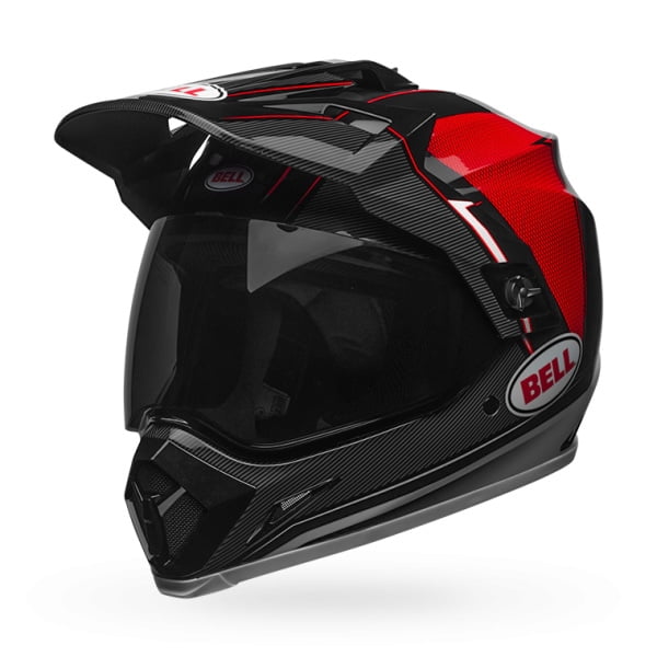 Bell MX-9 Adventure Mips-Equipped Berm Helmet, Black/White/Red, Size:XS ...