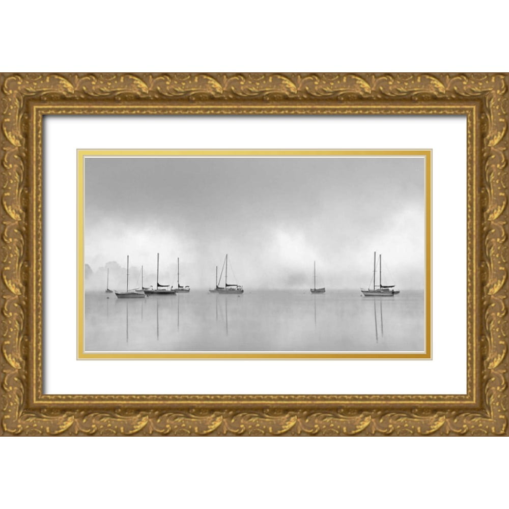 Bell, Nicholas 32x20 Gold Ornate Wood Framed with Double Matting Museum Art Print Titled - Hoist ...