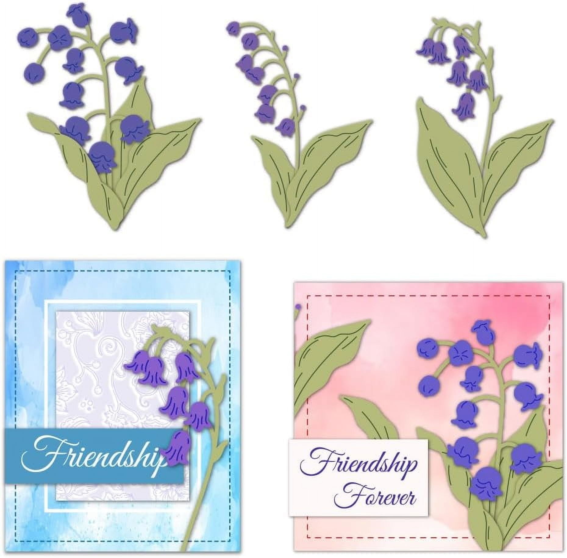 Bell Orchid Cutting Dies Valley Lily Card Making Die Cut Carbon Steel ...