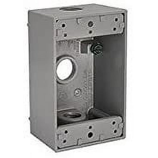 Bell Outdoor 5320-0 Gray Single Gang Weatherproof Box - Walmart.com Bell Outdoor 5320-0 Gray Single Gang Weatherproof Box - Walmart.com
