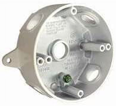 Bell Outdoor 5361-6 4" White Round Weatherproof Boxes - Walmart.com