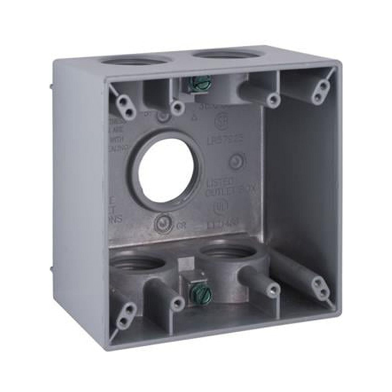 Bell Outdoor Weatherproof Box,1 in Hub,5Inlet 5389-0 - Walmart.com