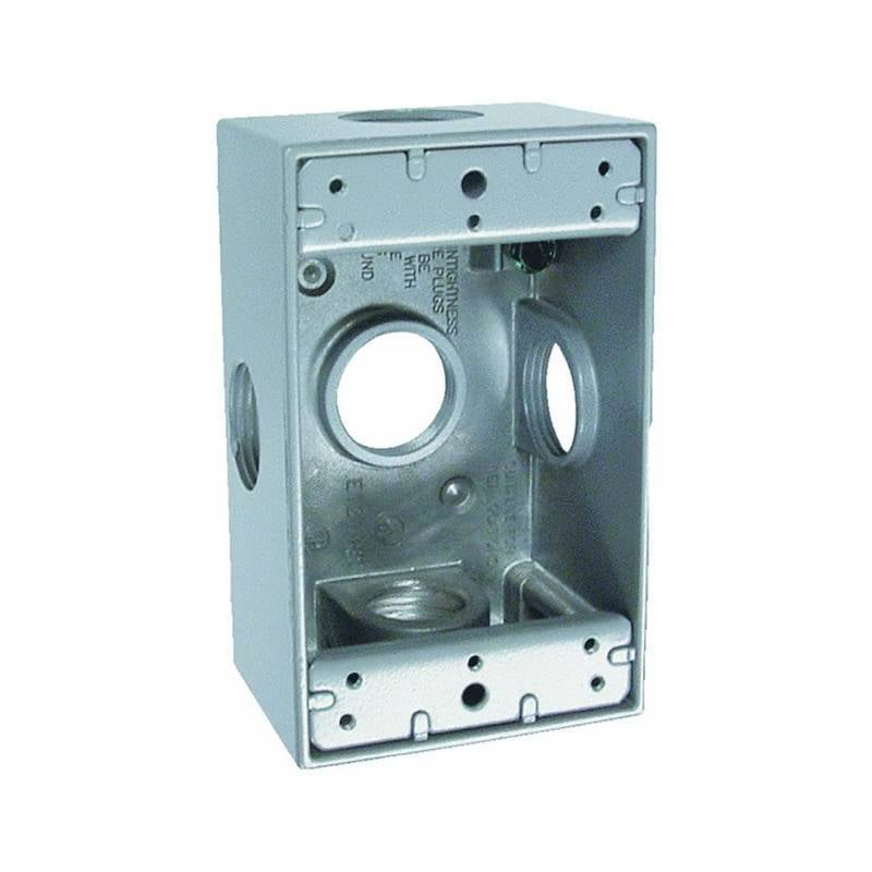 Bell Outdoor Weatherproof Box,3/4 in Hub,4.5" 5332-0 - Walmart.com