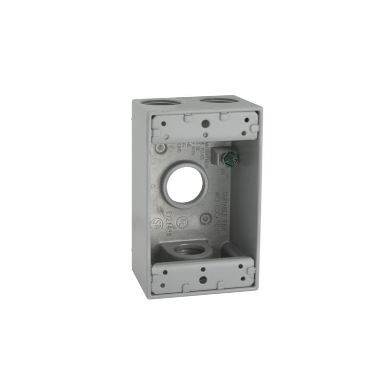 Bell Outdoor Weatherproof Box,3/4 in Hub,4Inlet 5330-0 - Walmart.com