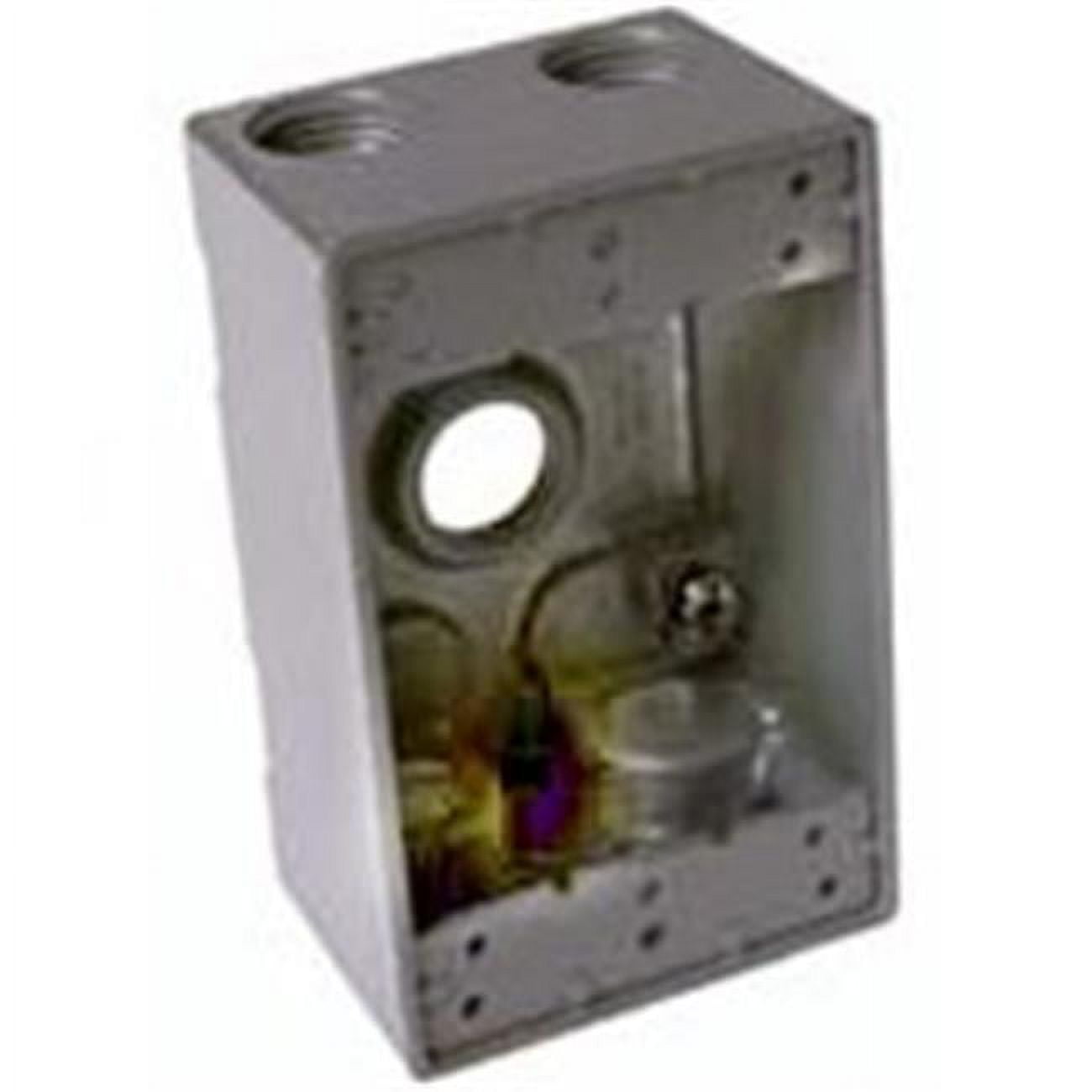 Bell Outdoor Weatherproof Box,3/4 in Hub,Aluminum 5331-0 - Walmart.com