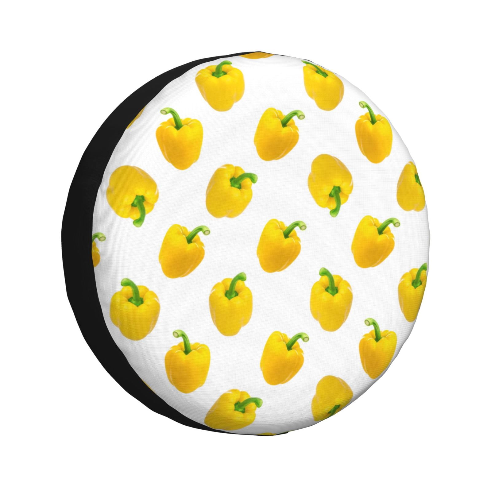 Bell Pepper Print yellow Spare Tire Cover for Trailer Camper RV Truck ...