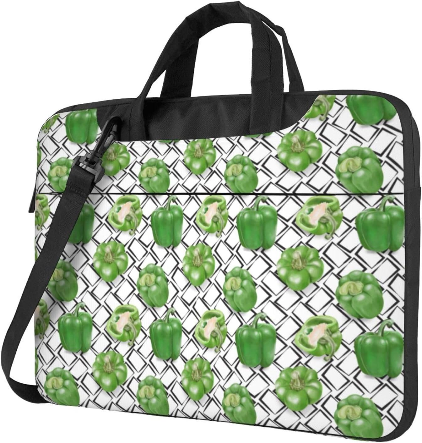 Bell Pepper Stripe Laptop Tote Bag For Women Men- Laptop Case Sleeve ...