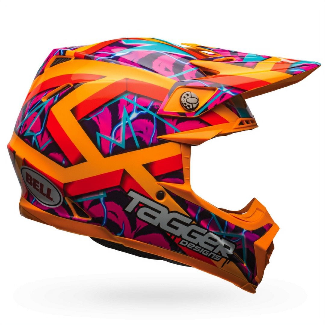 Bell Powersports Moto-9 Tagger Helmet Orange Lg 7084351 - Walmart.com