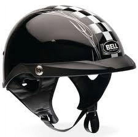 Bell Powersports Pit Boss Half Helmet Checkers M 2033209 - Walmart.com