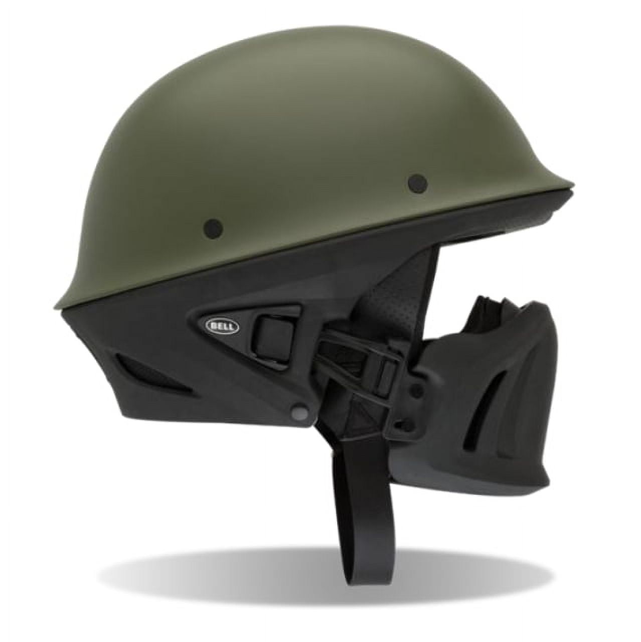 Bell Powersports Rogue Half Helmet Solid Colors Matte Green Sm 7000805 ...