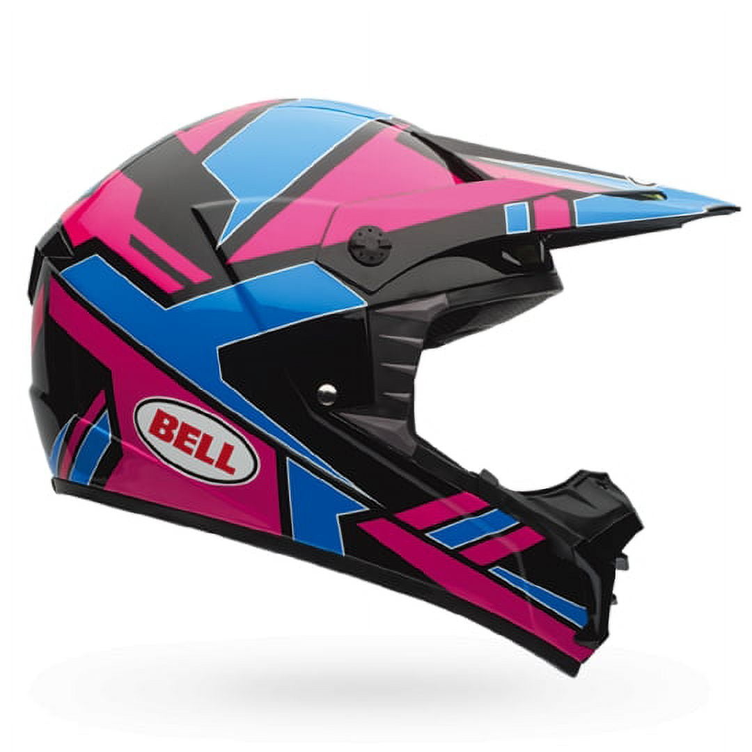 Bell Powersports SX-1 Stack Helmet Pink/Blue S 7069429 - Walmart.com