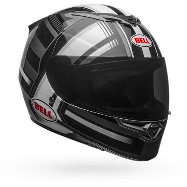 Bell RS2 Full-Face Motorcycle Full-Face Motorcycle Helmet (Gloss White ...