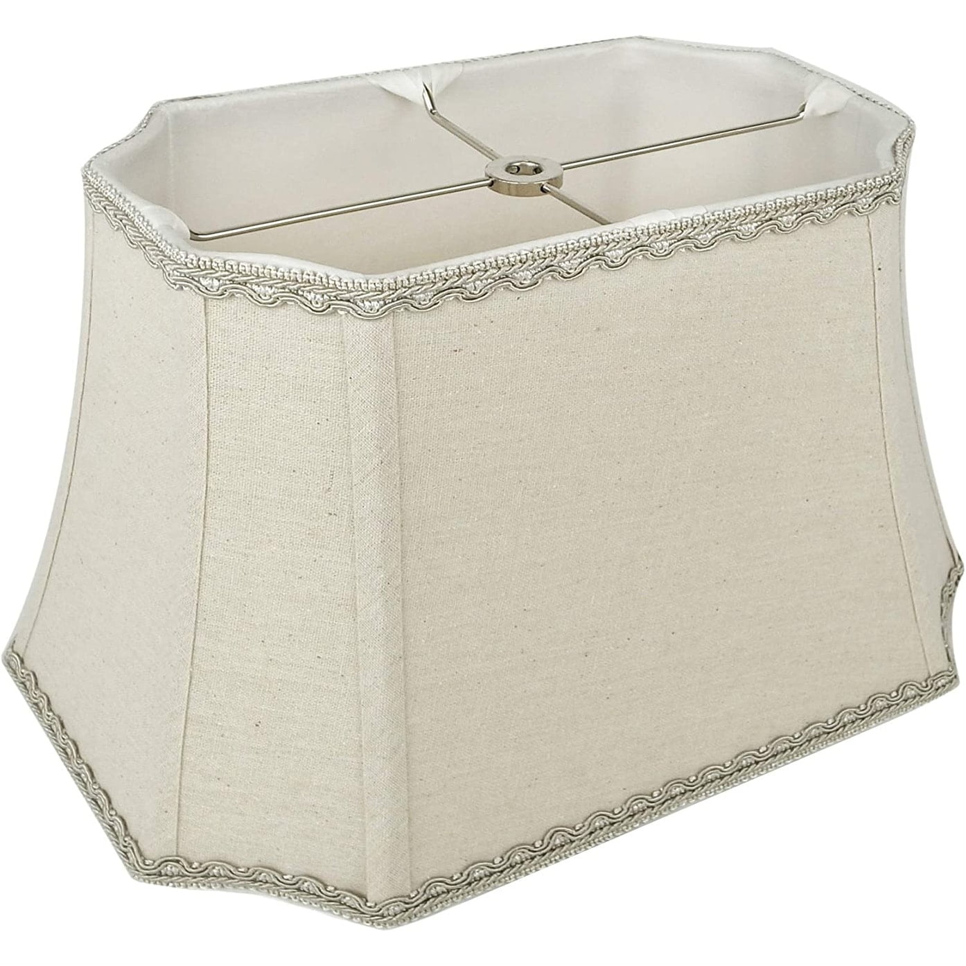 Square Cut Corner Linen Lampshade Bell Rectangle Cut Corner Linen ...