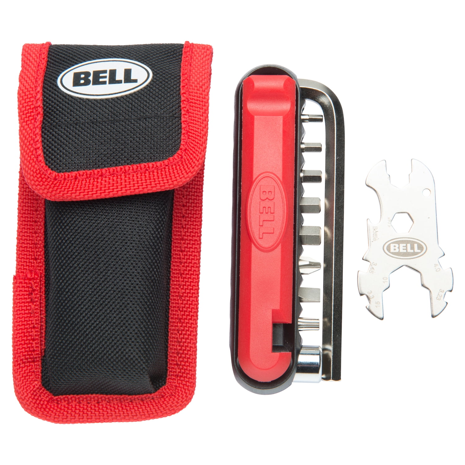 Bell Roadside 400 Pocket Bicycle Tool Kit with Wrenches and Tire Levers ...