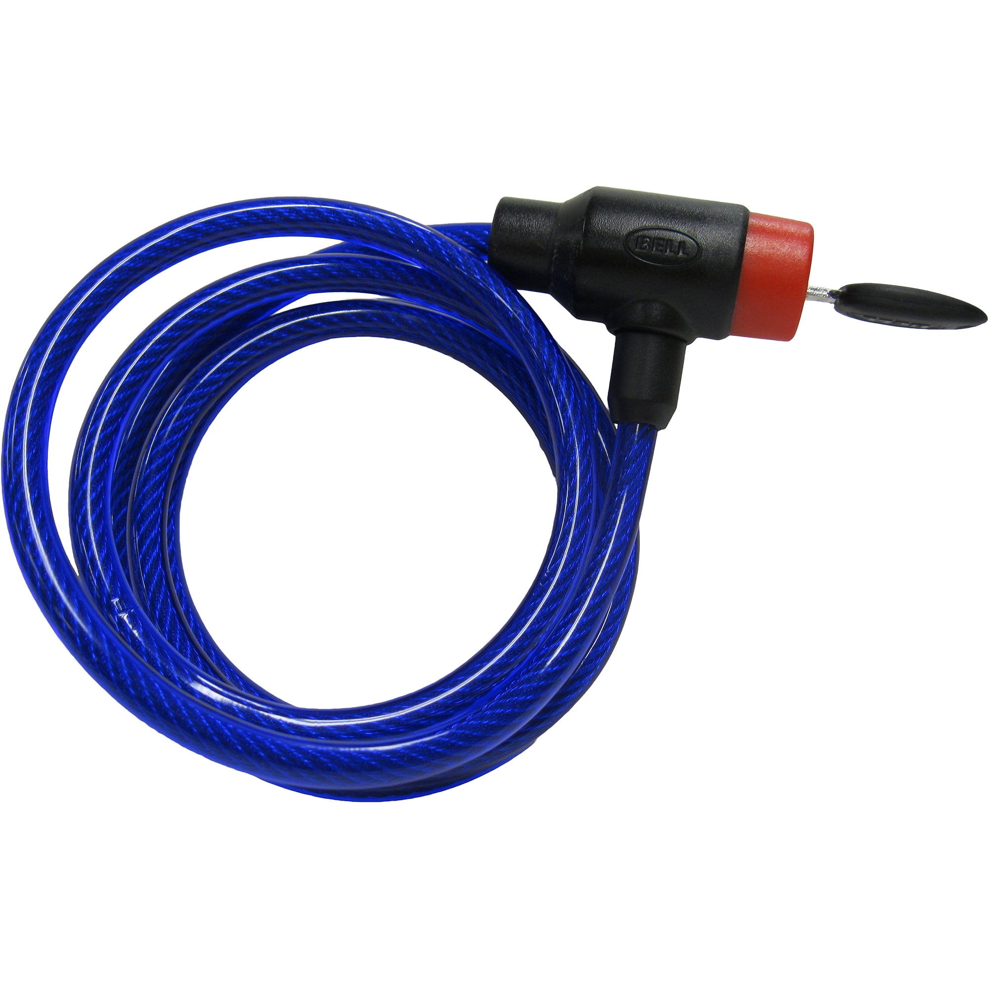 Bell Sports Ballistic 400 Key Cable Lock 6 ft x 8mm Braided Steel with ...