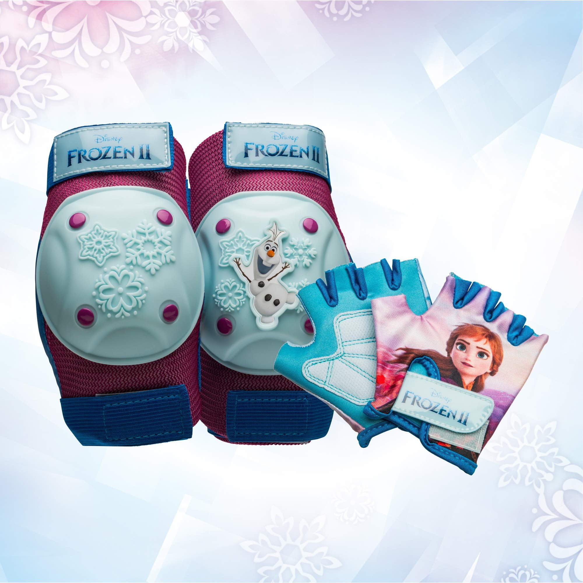 Bell Sports Frozen II Protective Pad Set and Gloves - Walmart.com
