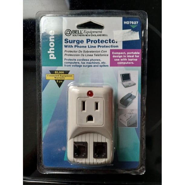 Bell Surge Protector With Phone Line Protection - Walmart Business Supplies