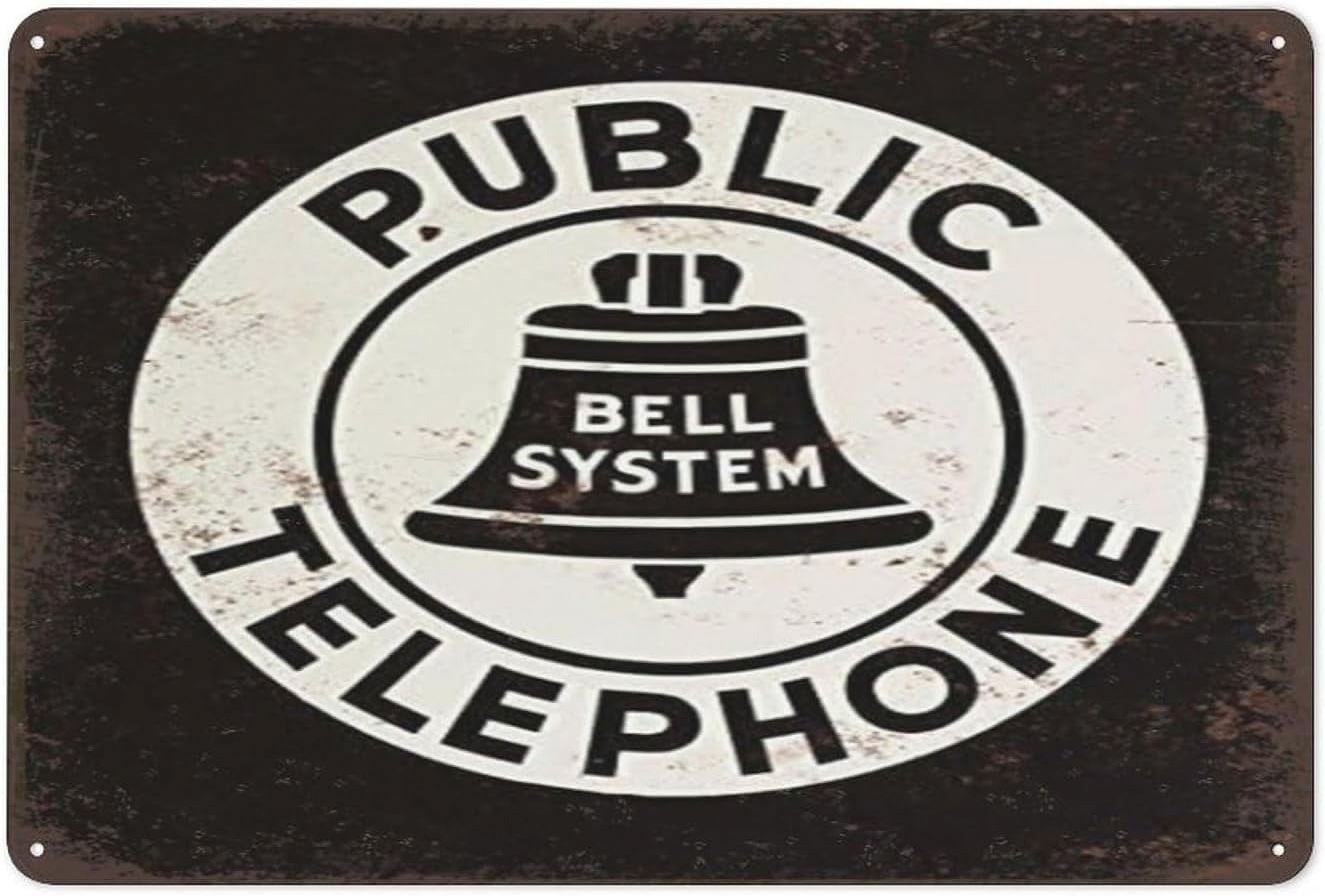 Bell System Public Telephone Vintage Look Reproduction Metal Tin Sign ...