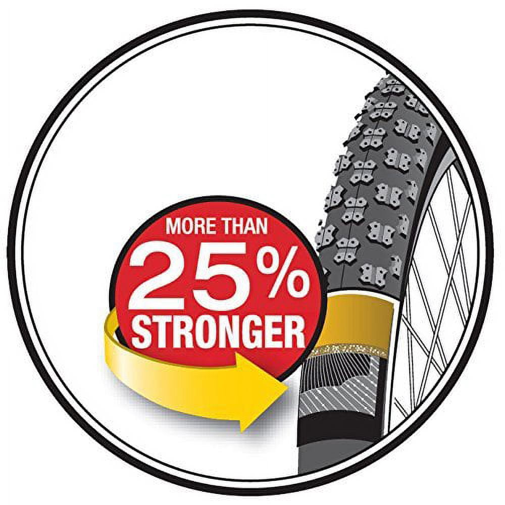 Bell TRACTION Mountain Tire 24" Black KEVLAR - Walmart.com