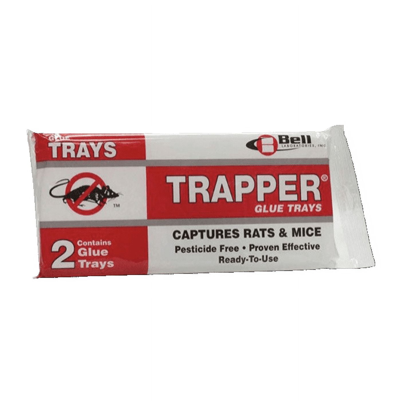 Bell Trapper Rat Glue Trap (2 Trays) - Walmart.com