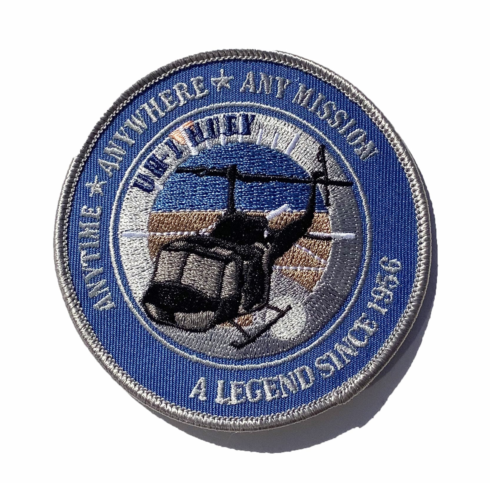 Bell® UH-1 Huey A Legend Since 1956 Color Patch - With Hook and Loop ...