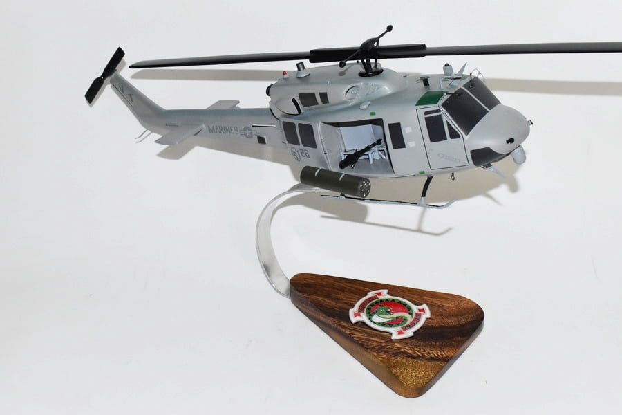 Bell® UH-1N Huey, HMLA-367 Scarface, 16' Mahogany Scale Model - Walmart.com
